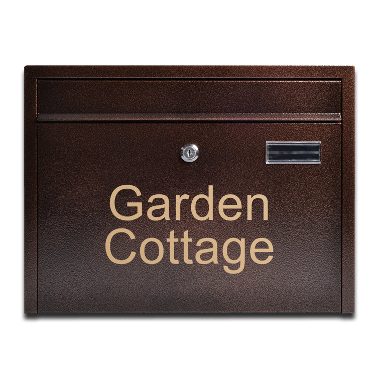 Wade Logan Kreutzer Locking Wall Mounted Letter Box | Wayfair.co.uk