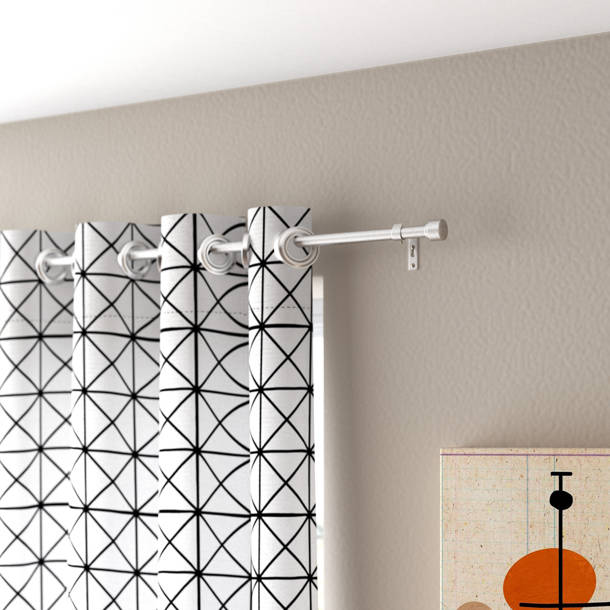 Wade Logan® Vedder Geometric Room Darkening Thermal Curtain Panels ...