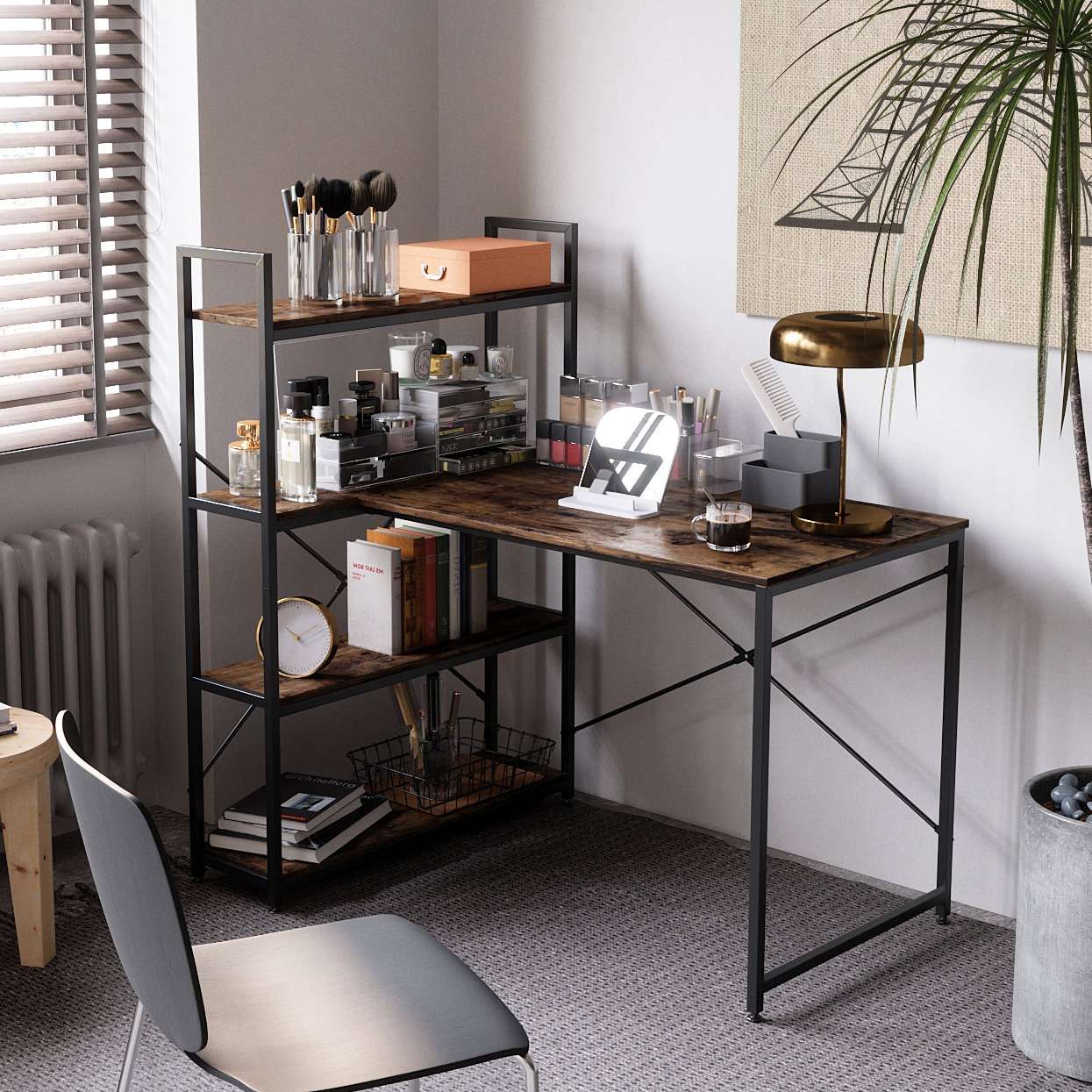 Inbox Zero 46.06'' Desk & Reviews | Wayfair