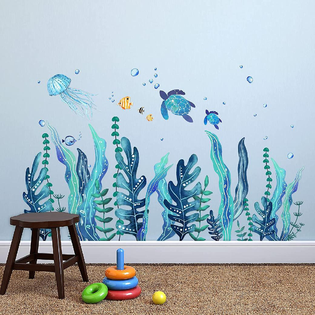 Paper & Party Supplies Stickers jellyfish vinyl sticker cute fish ...