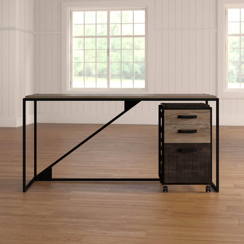 August Grove® Patankar 2 Piece Rectangle Computer Desk Office Set ...