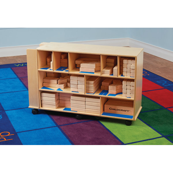 Childcraft Mobile Block 10 Compartment Shelving Unit - Wayfair Canada