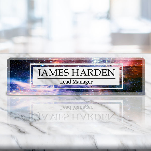 Bless international Merlino Personalized Galaxy Name Plate | Wayfair