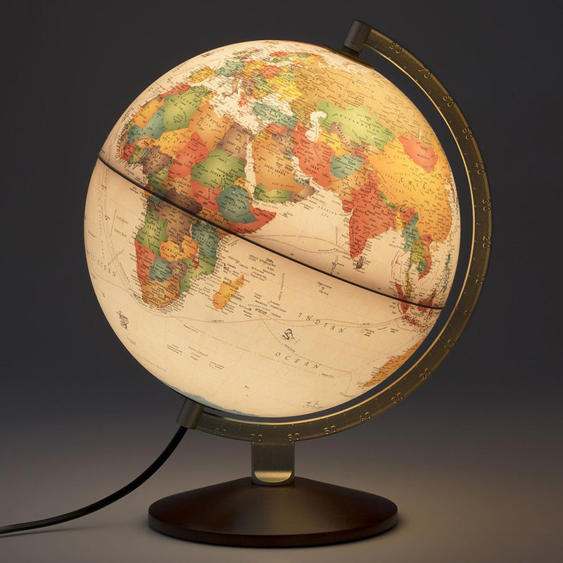 Charlton Home® Illuminated Desktop Globe | Wayfair