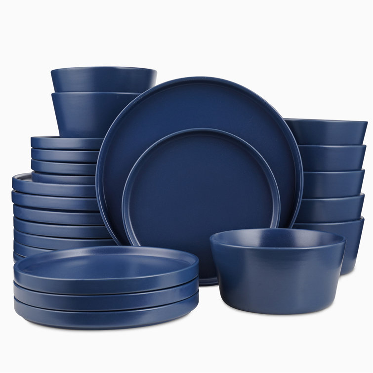 Stone Lain Chelsea 24-Piece Dinnerware Set Stoneware & Reviews | Wayfair