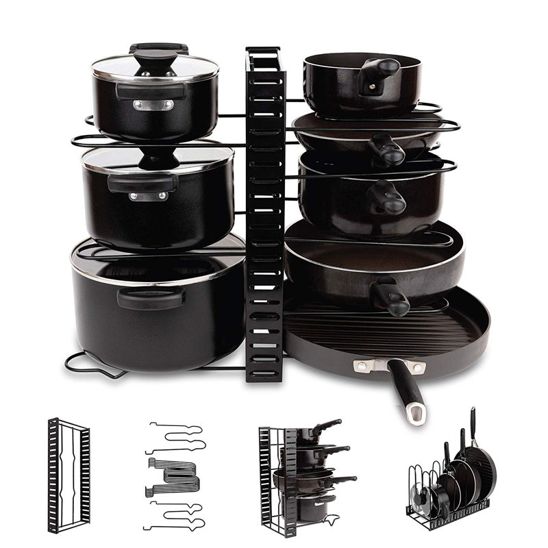 Rebrilliant 3 DIY Method Freestanding Pot Rack & Reviews | Wayfair