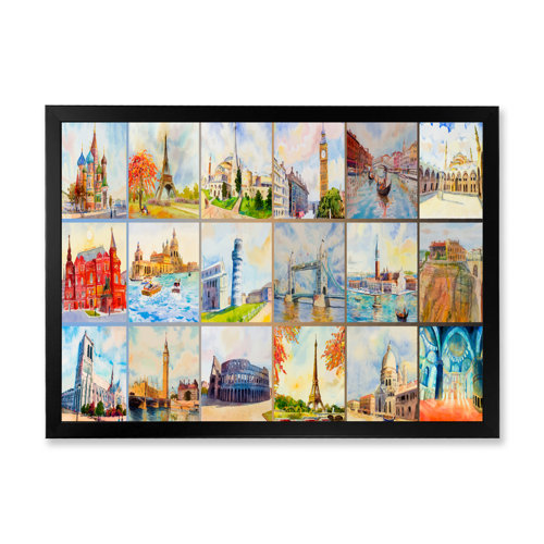 Winston Porter World Travel Famous Monument III - on | Wayfair