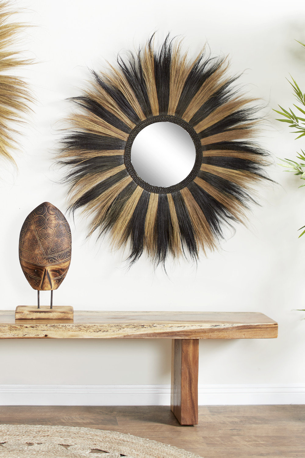 Union Rustic Erwin Round Wood Wall Mirror & Reviews | Wayfair