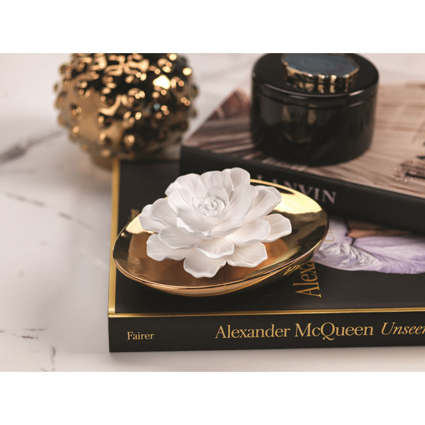 Zodax Dream Porcelain Rose Flower Diffuser & Reviews | Wayfair