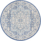 Bungalow Rose Shailena Performance French Blue Rug & Reviews | Wayfair