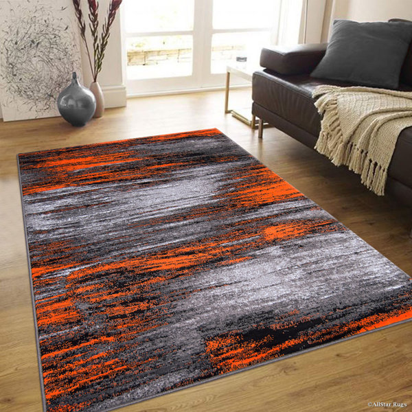 AllStar Rugs Performance Orange Rug & Reviews | Wayfair