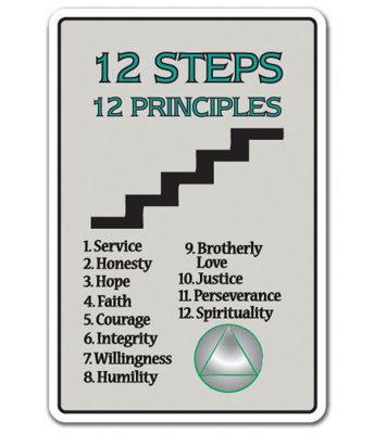SignMission 12 Steps 12 Principles SIgn | Wayfair