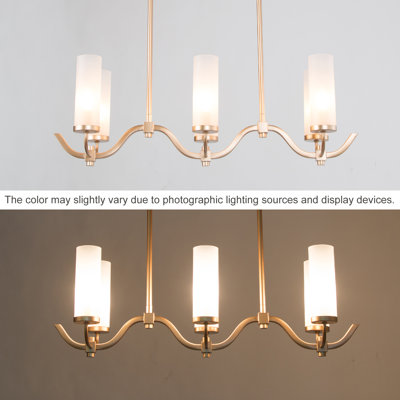 Everly Quinn Acari 6 - Light Dimmable Chandelier & Reviews | Wayfair