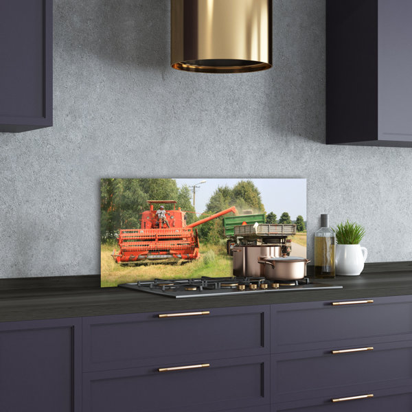 Ebern Designs Splashback - Backsplash - Cooker Hob Wall Splashback ...