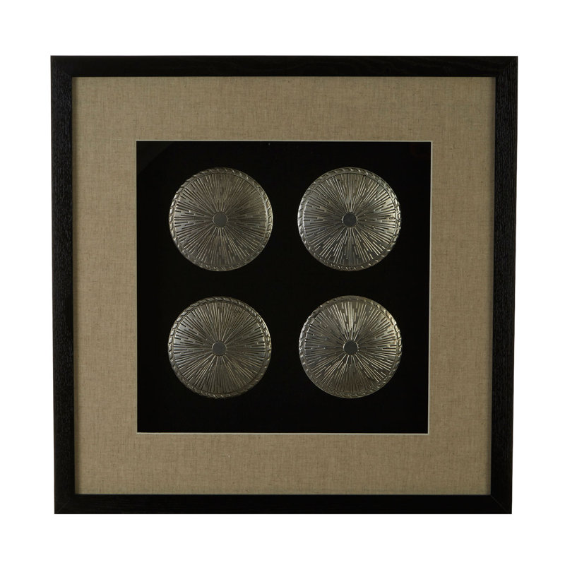 Symple Stuff Framed Disc Wall Décor | Wayfair.co.uk