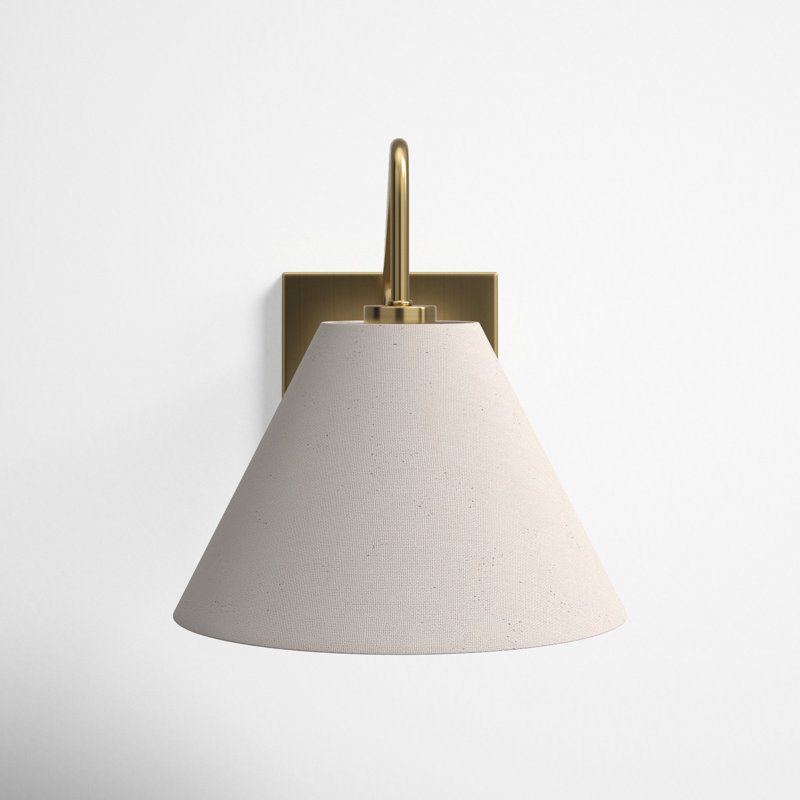 Joss & Main Finley Solid Brass Armed Sconce | Wayfair