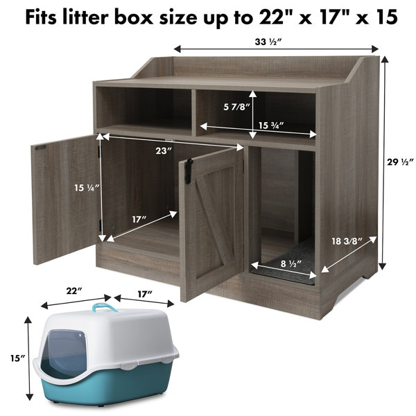 Tucker Murphy Pet™ Litter Box Enclosure | Wayfair
