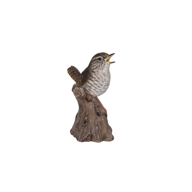 Hi-Line Gift Ltd. Motion Activated Singing Troglodyte Standing on Stump ...