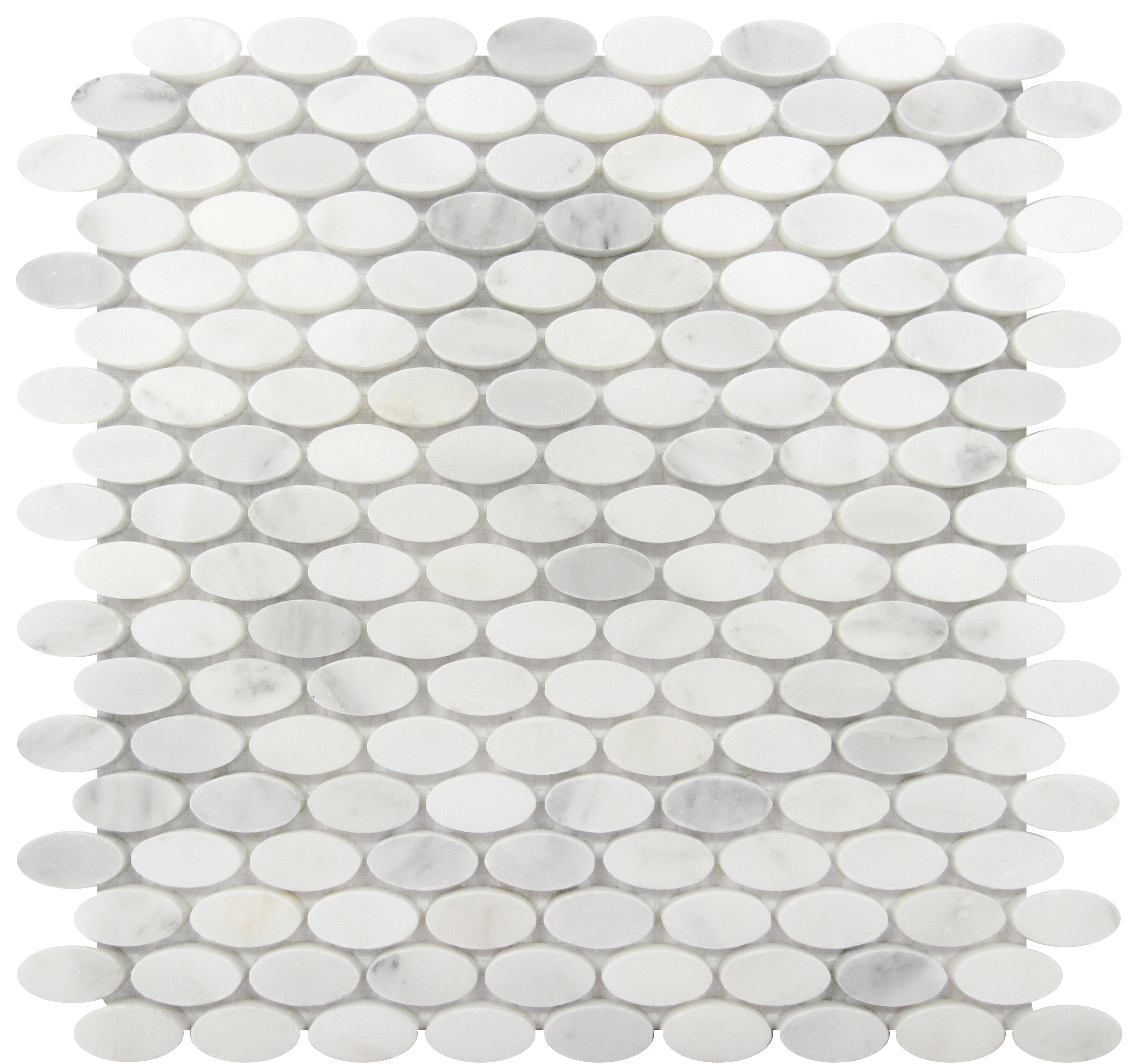 Bloom Stone 1" x 1" Marble Penny Round Mosaic Wall & Floor Tile | Wayfair
