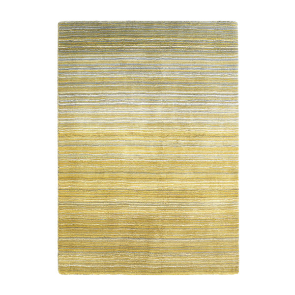 Latitude Run Renfrow Handwoven Wool Ochre Rug & Reviews | Wayfair.co.uk