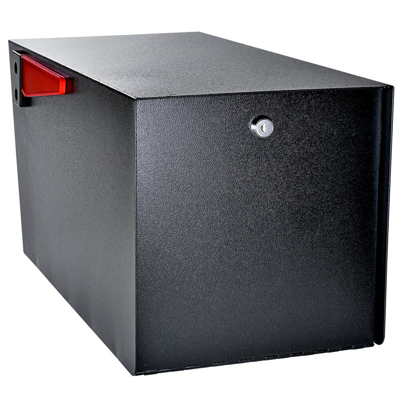 Mail Boss Street Safe Latitude Front & Rear Access Locking Post Mounted ...