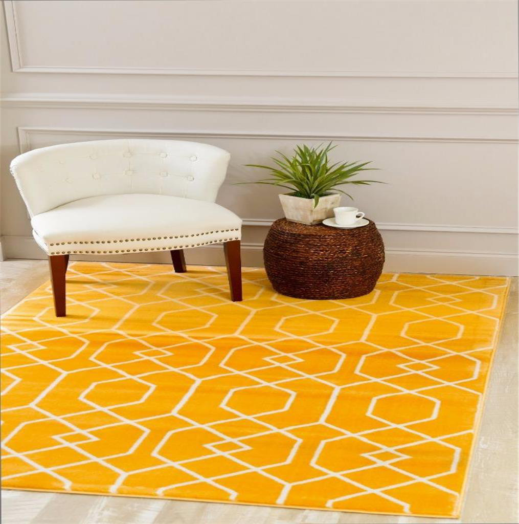 Ebern Designs Friedegund Performance Mango Rug | Wayfair