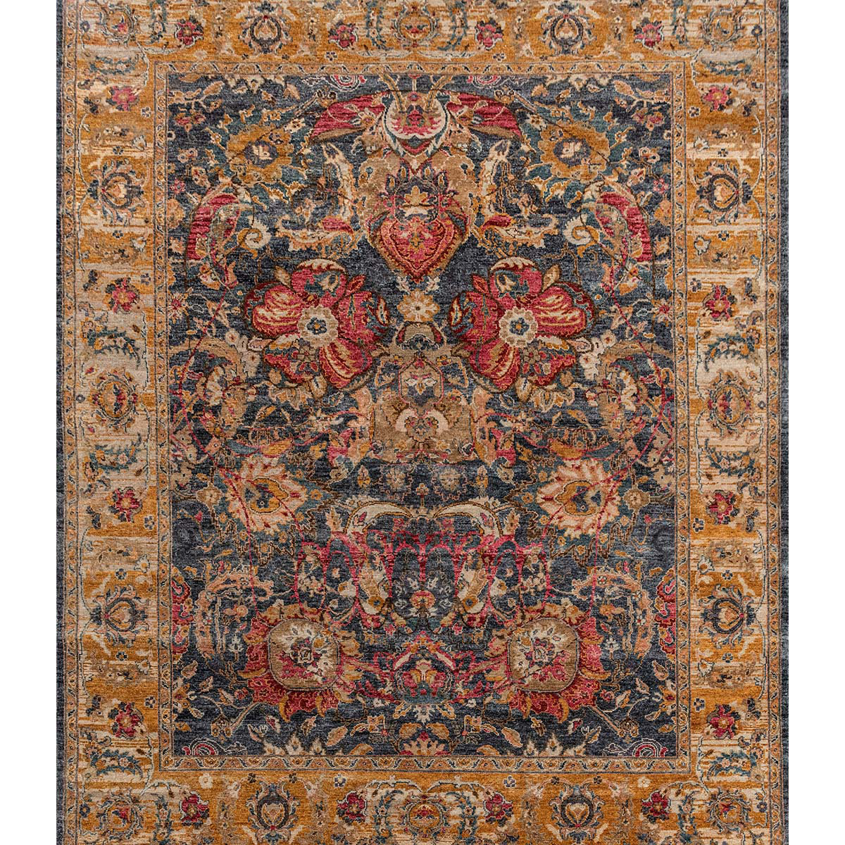Bokara Rug Co., Inc. Handwoven Wool Oriental Area Rug in Brown/Red/Dark ...