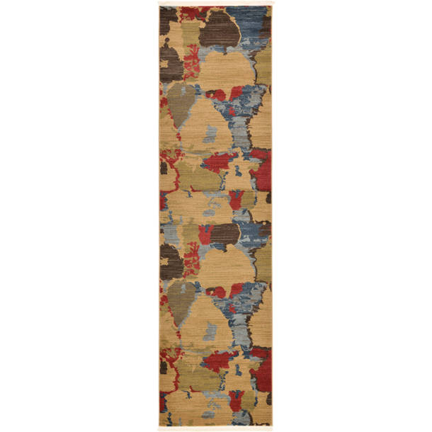 Union Rustic Abrigail Performance Light Blue Rug & Reviews | Wayfair