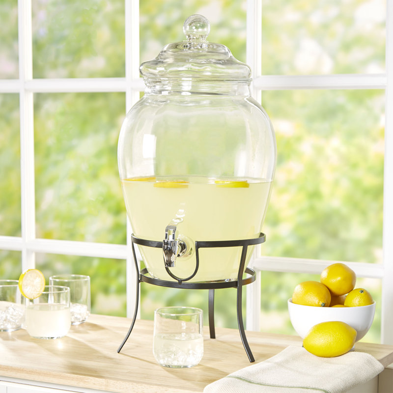Prep & Savour 256 oz. Beverage Dispenser with Stand & Reviews | Wayfair