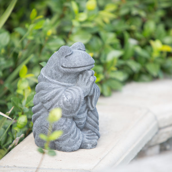 Trinx Shah Praying Frog | Wayfair