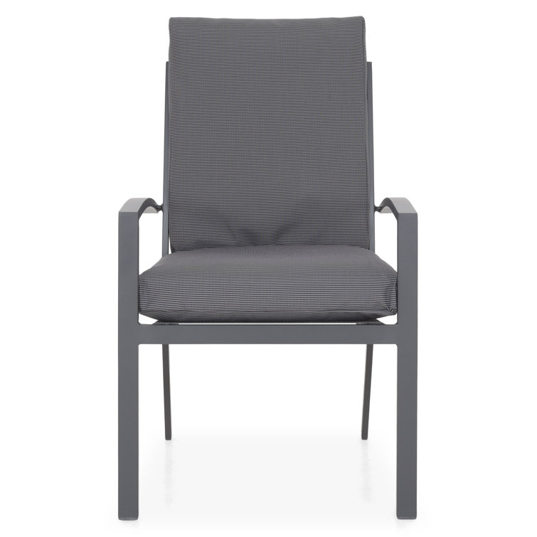 ClassicLiving High Back Chair Matzo L.60 L.72.5 H.93 Grey | Wayfair.co.uk