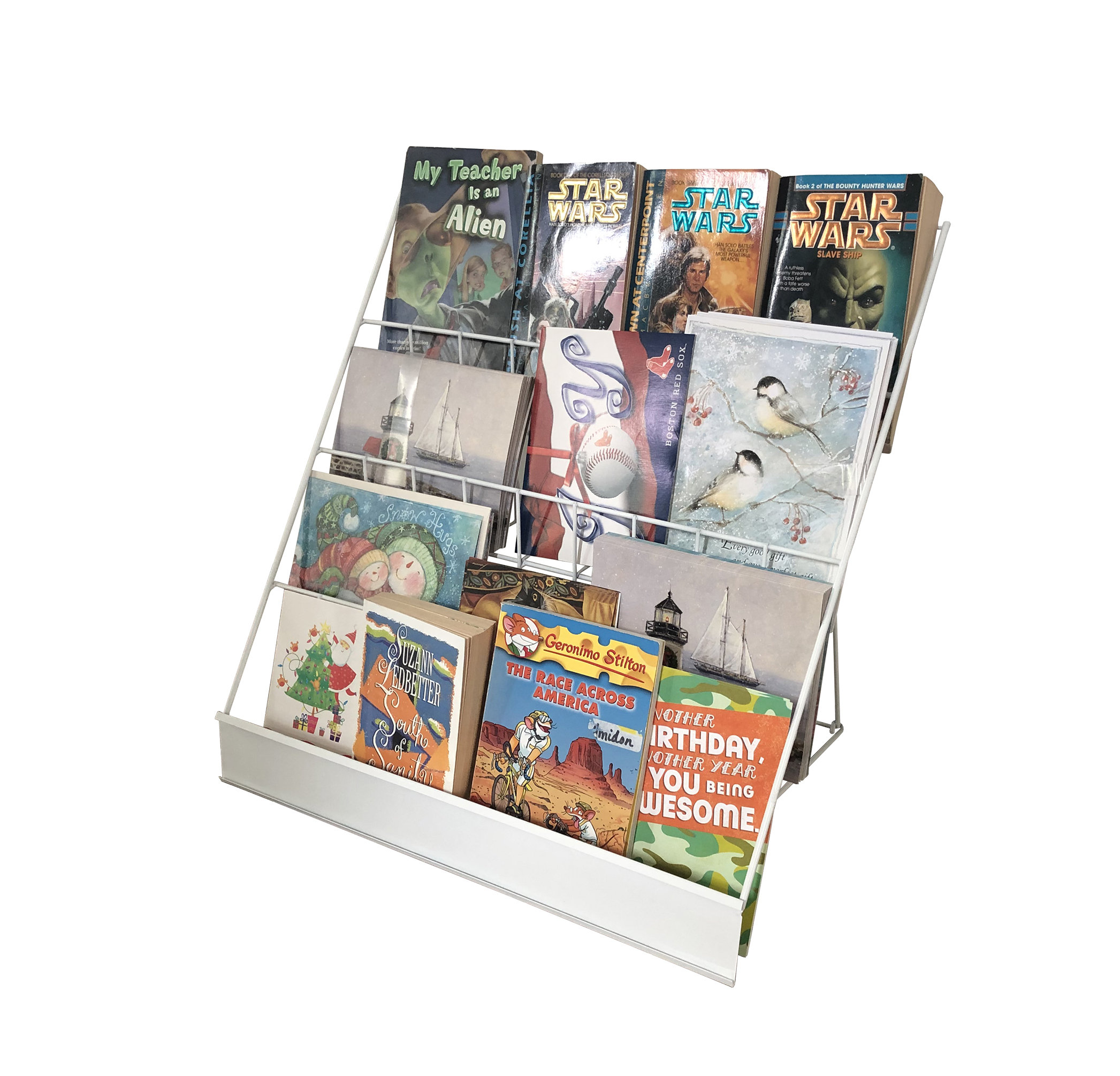 FixtureDisplays 17.5'' H Metal Book Stand | Wayfair