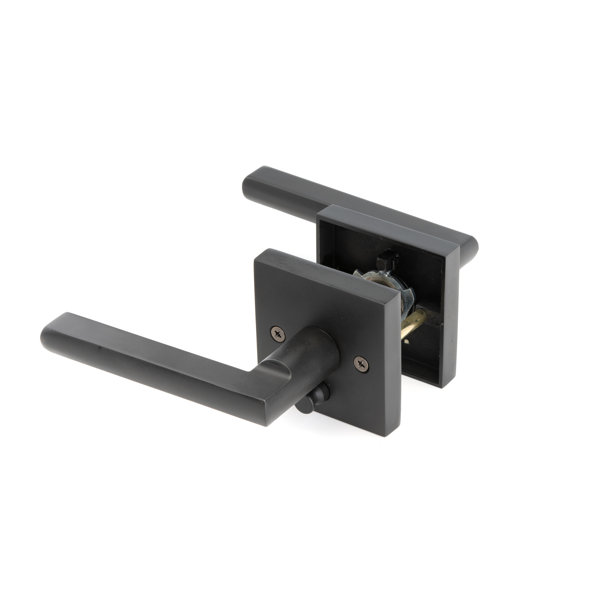 Linkaa Door Lever, Matte Black Finish Door Handles Sqaure Shape, Door ...
