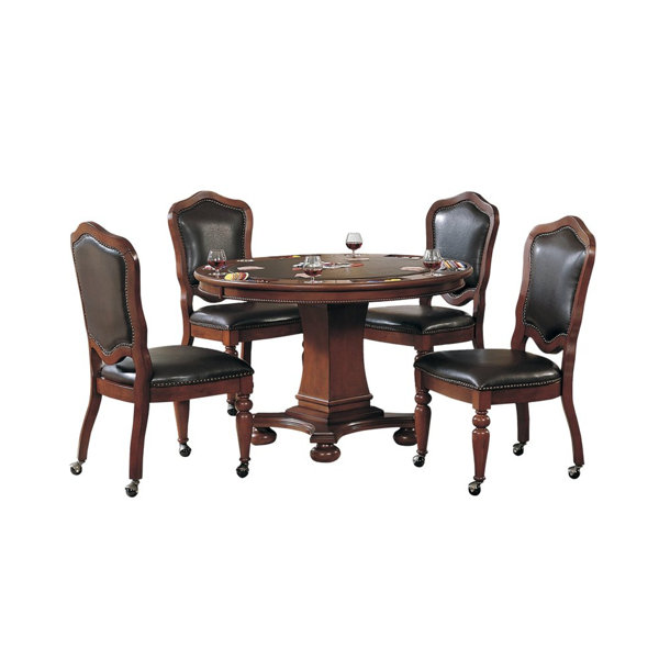 Sunset Trading 48" Bellagio Poker Table Set & Reviews | Wayfair