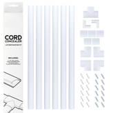 Hastings Home TV Cable Concealer II Cord Cover Raceway Kit & Reviews ...