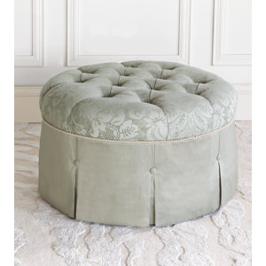 Eastern Accents Lourde Round Ottoman | Perigold