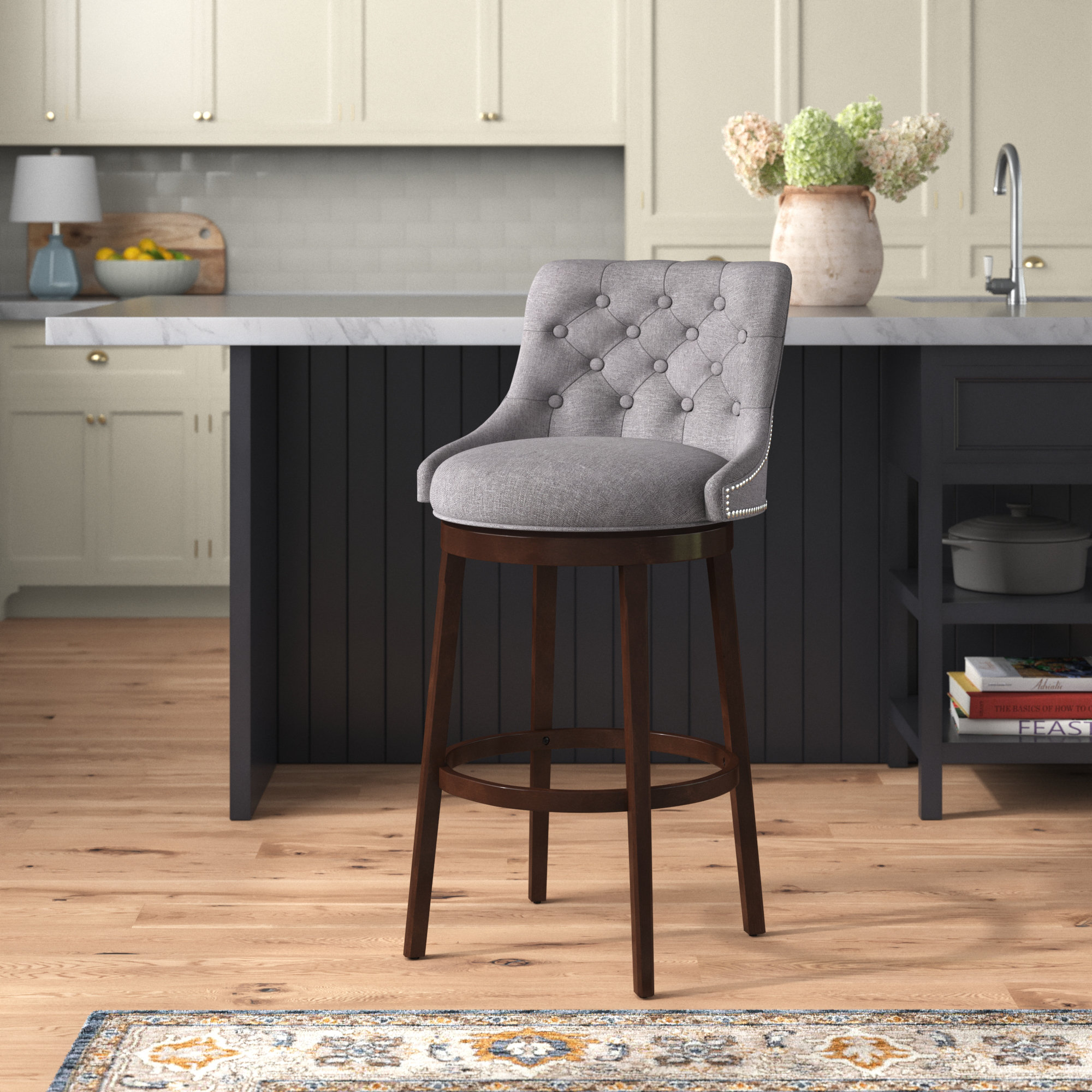 Three Posts™ Papillion Swivel Counter & Bar Stool & Reviews | Wayfair