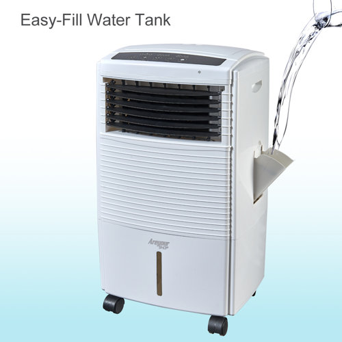 Topteng Portable Evaporative Cooling Humidifier With Wheel Fan | Wayfair