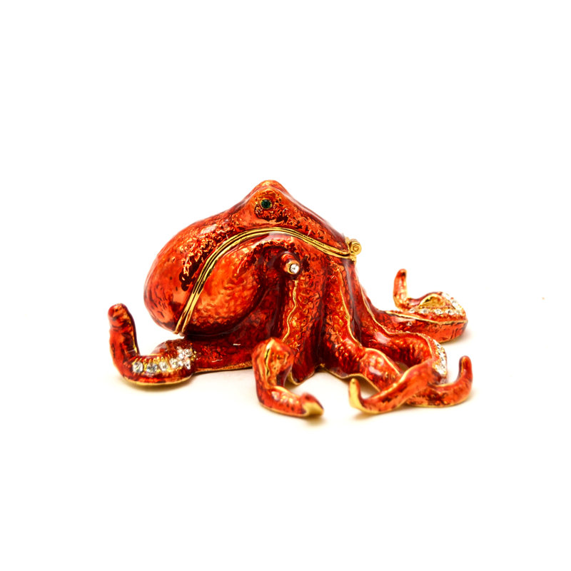 Breakwater Bay Emborough Octopus Trinket Box Figurine & Reviews | Wayfair