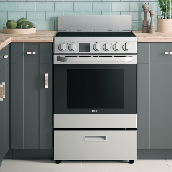 Haier Small Space Kitchen Appliances 24" 2.9 Cubic Feet Electric ...