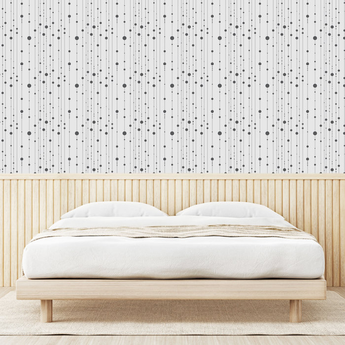 Ebern Designs Cortisha Peel & Stick Geometric Wallpaper | Wayfair