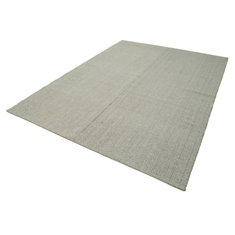 August Grove Duguay Hand-Knotted Cotton/Wool Grey Rug | Wayfair.co.uk