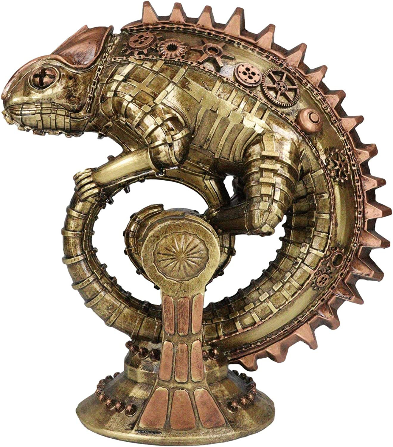 Trinx Edwine Trinx Steampunk Cyborg Iguana Lizard With Painted ...