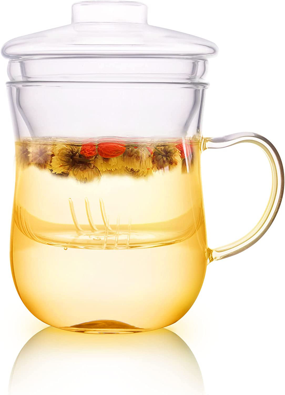 Ebern Designs Debolt Glass Teacup | Wayfair