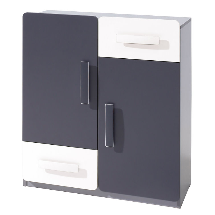 17 Stories 80Cm Wide 2 Drawer Combi Chest Of Drawers | Wayfair.co.uk