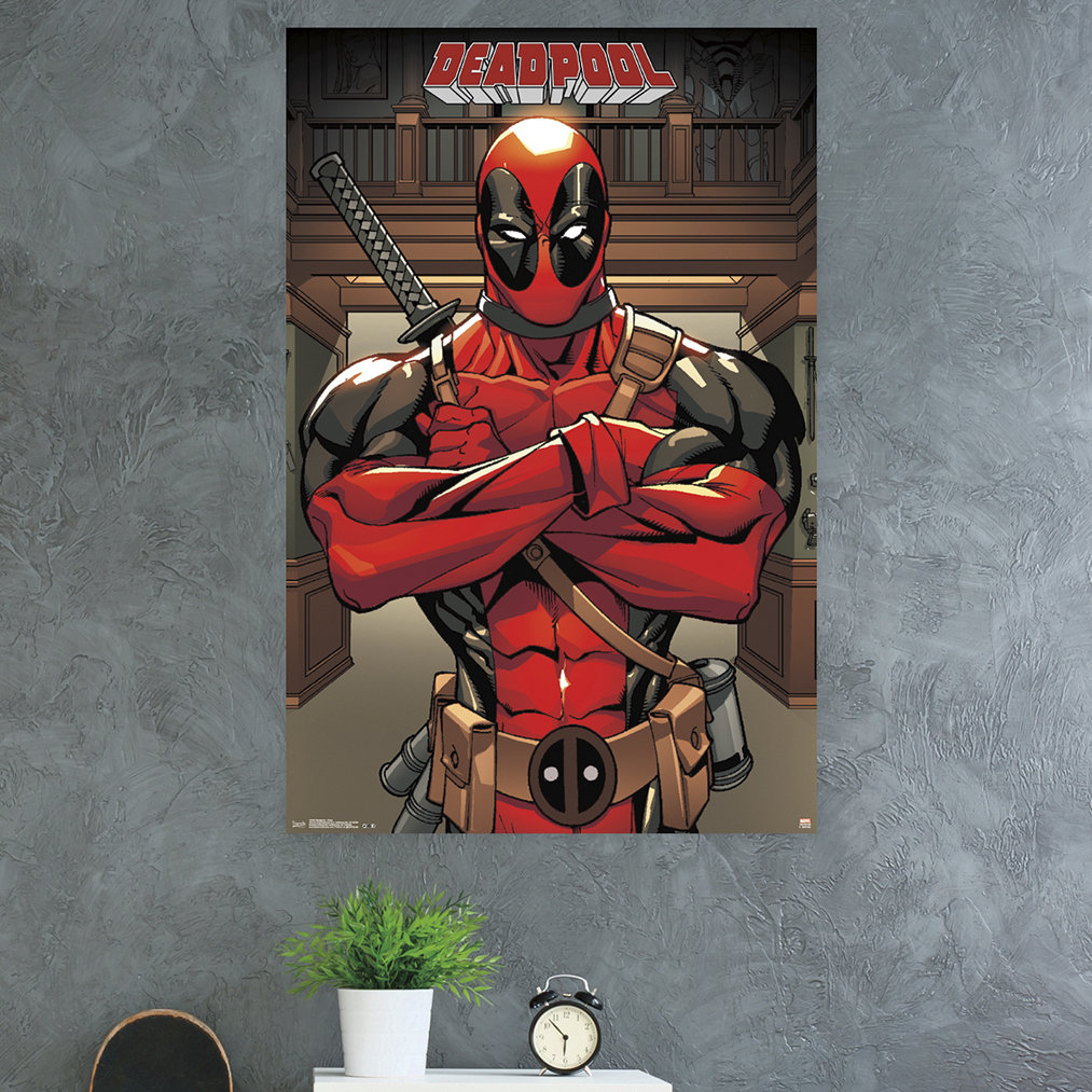 Trends International Deadpool - Pose Paper Print | Wayfair