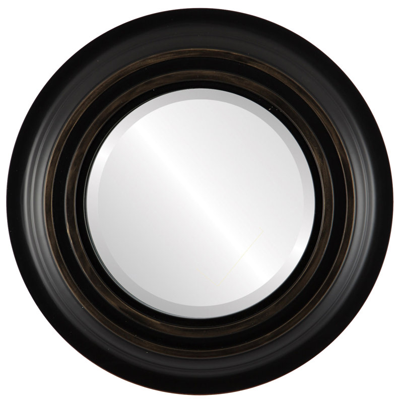 Breakwater Bay Pinter Round Wood Wall Mirror | Wayfair