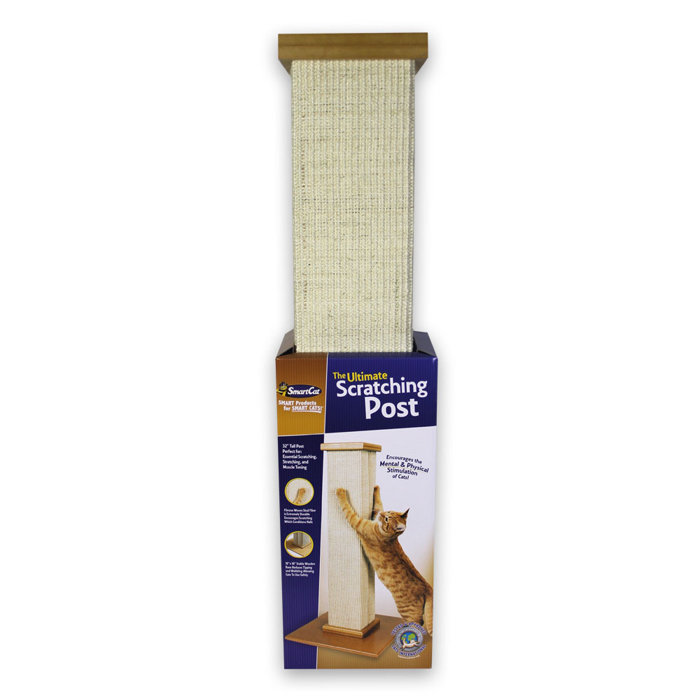 SmartCat Ultimate Woven Sisal Scratching Post & Reviews | Wayfair