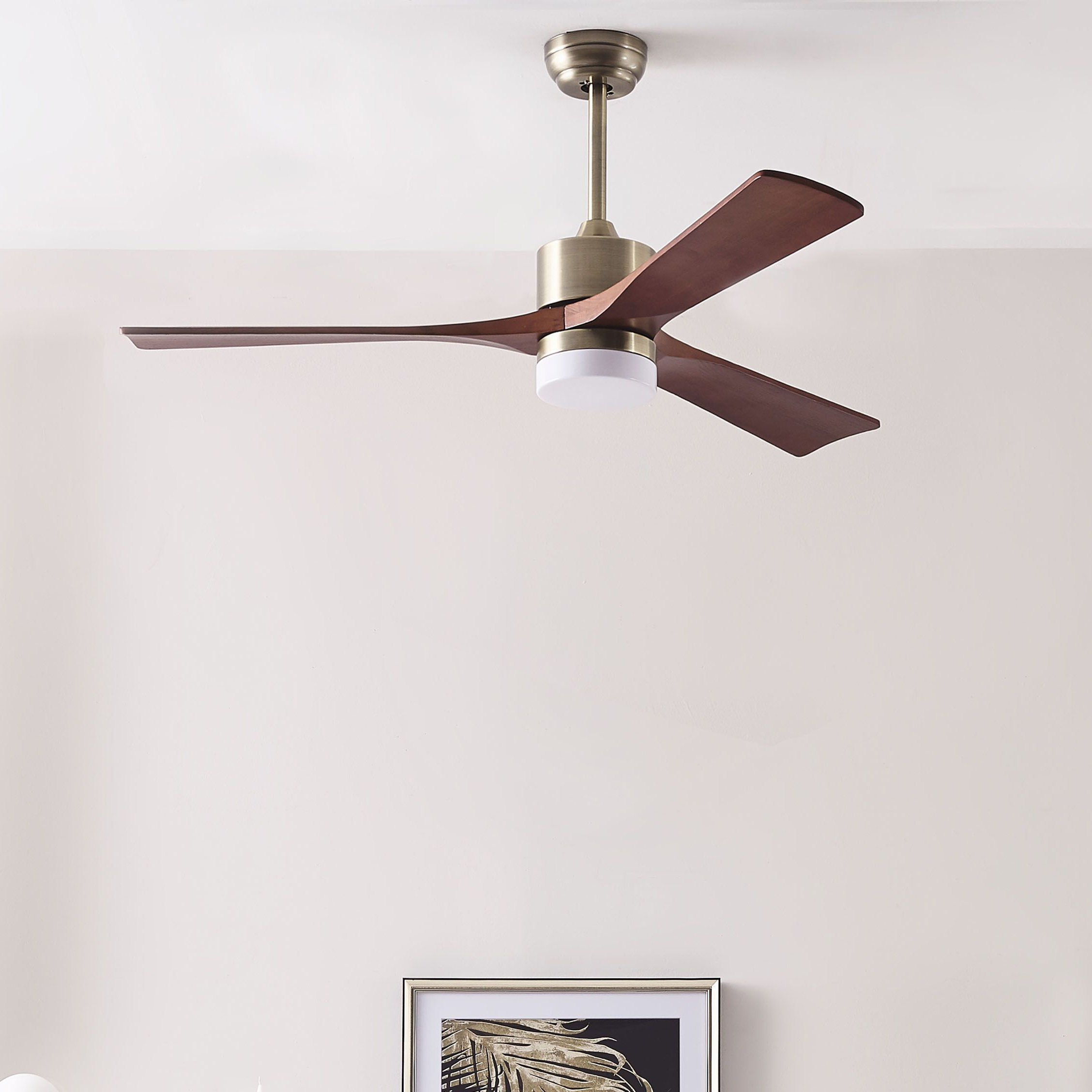 Brayden Studio Kaytrin 130cm Ceiling Fan with LED Lights & Reviews ...