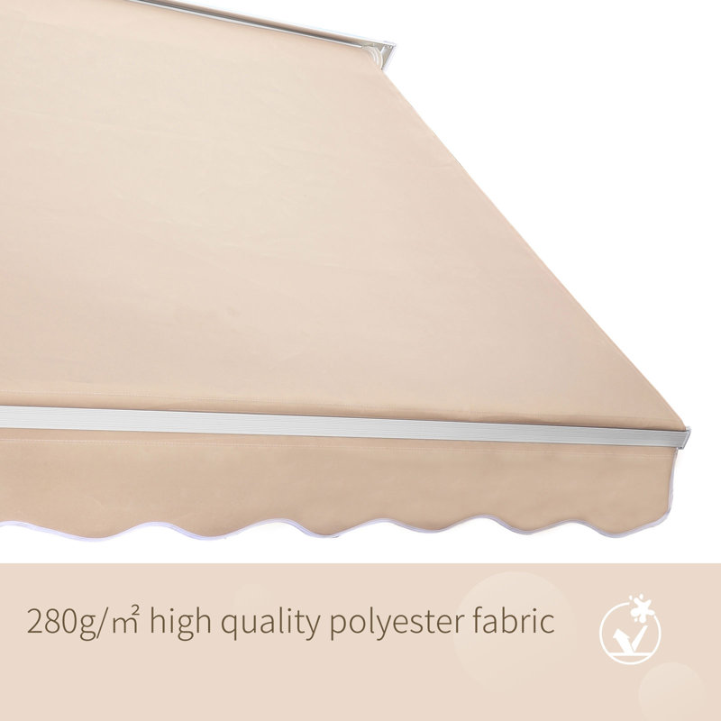 Arlmont & Co. Godwin 71" W x 60" D Manual Retraction Slope Window ...